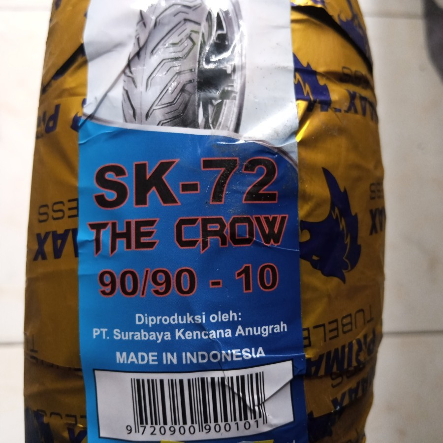 Jual Ban Depan PRIMAAX 90/90-10 SK-72 TUBELESS BAN MOTOR VESPA, MOTOR LISTRIK | Shopee Indonesia