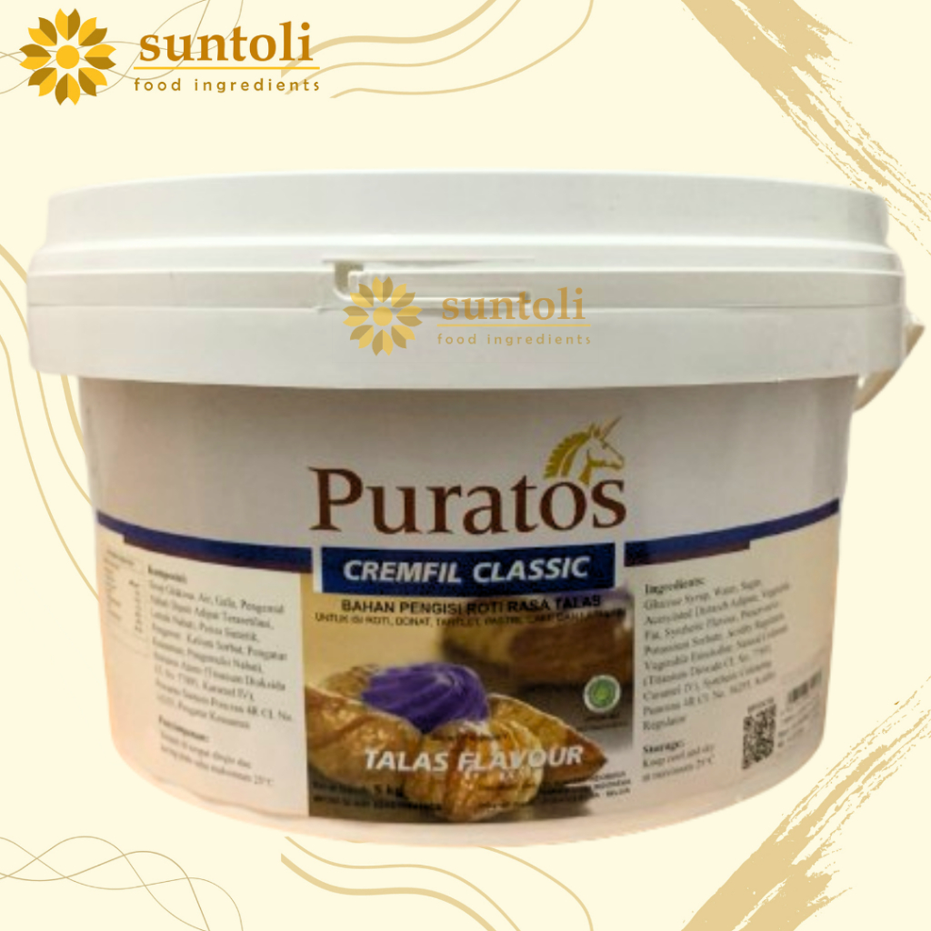 Jual PURATOS CREMFIL CLASSIC TALAS / Filling Siap Pakai Rasa Talas ...