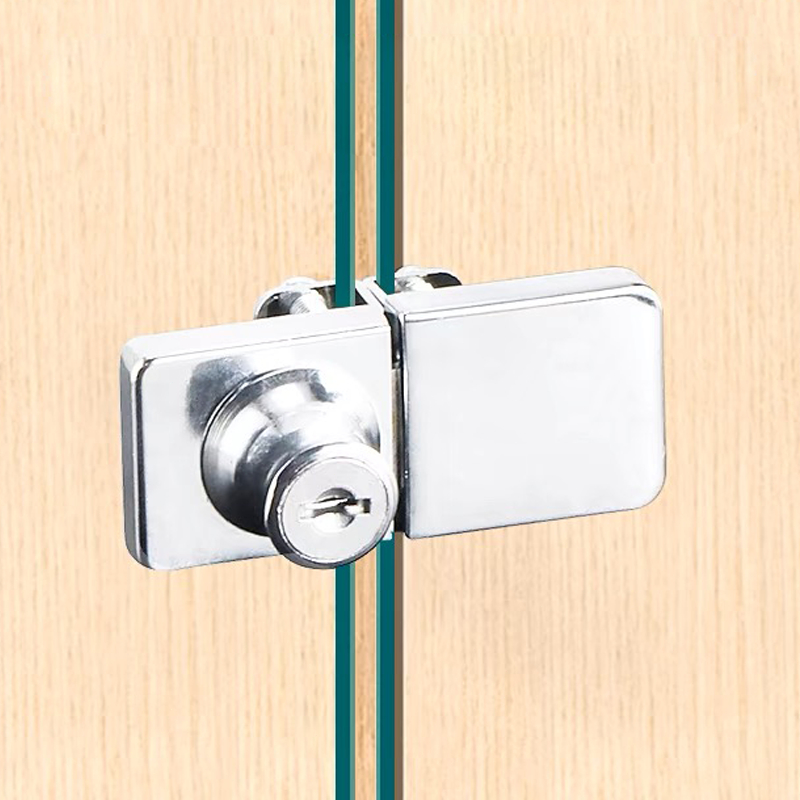 Jual Kunci Lemari Kaca Etalase Glass Cabinet Door Lock Single Engkel Double 407 408 | Shopee ...