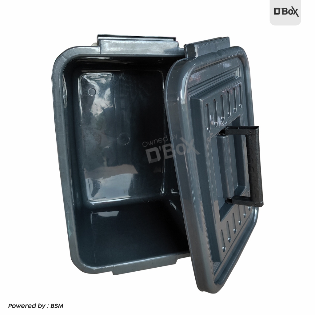 Jual Container Box Hitam 30 Liter Kotak Penyimpanan dengan Handle kb 38 ...