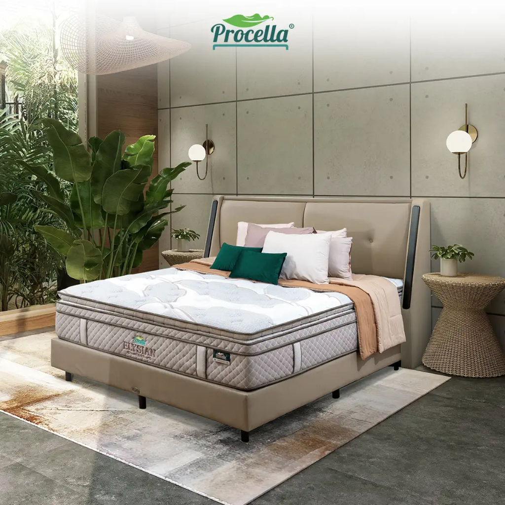 Jual Procella Spring Bed Elysian | Kasur Only dan Full Set | 100/120 ...