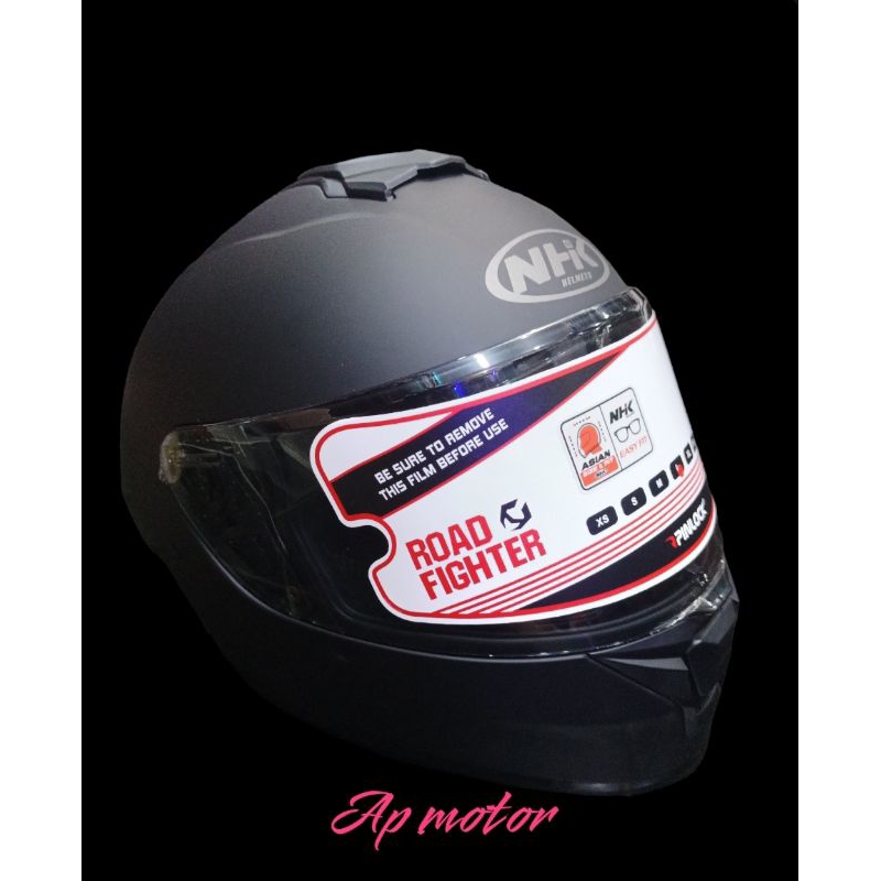 Jual HELM NHK MARK-1 POLOS BLACK DOFF FULL FACE MARK 1 ELITE | Shopee ...