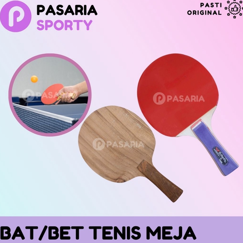 Jual KODE K42V BAT PINGPONG Butterfly Bet Bed Bad Kayu Jati Raket Tenis Meja Ping Pong 25cm ...