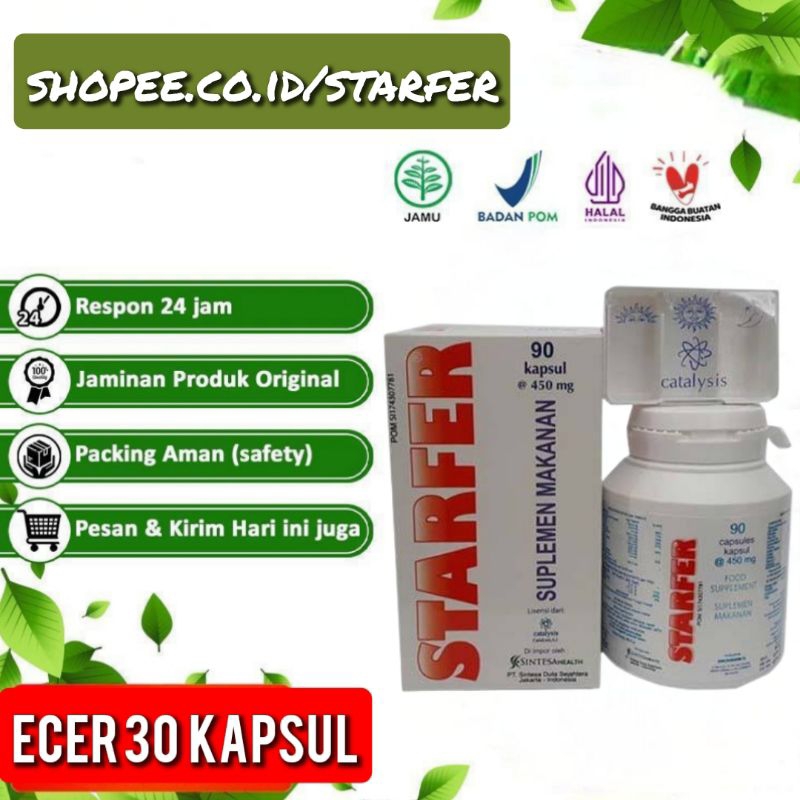 Jual STARFER 30 Kapsul Ecer Obat Prostat Original Starfer Torrex ...