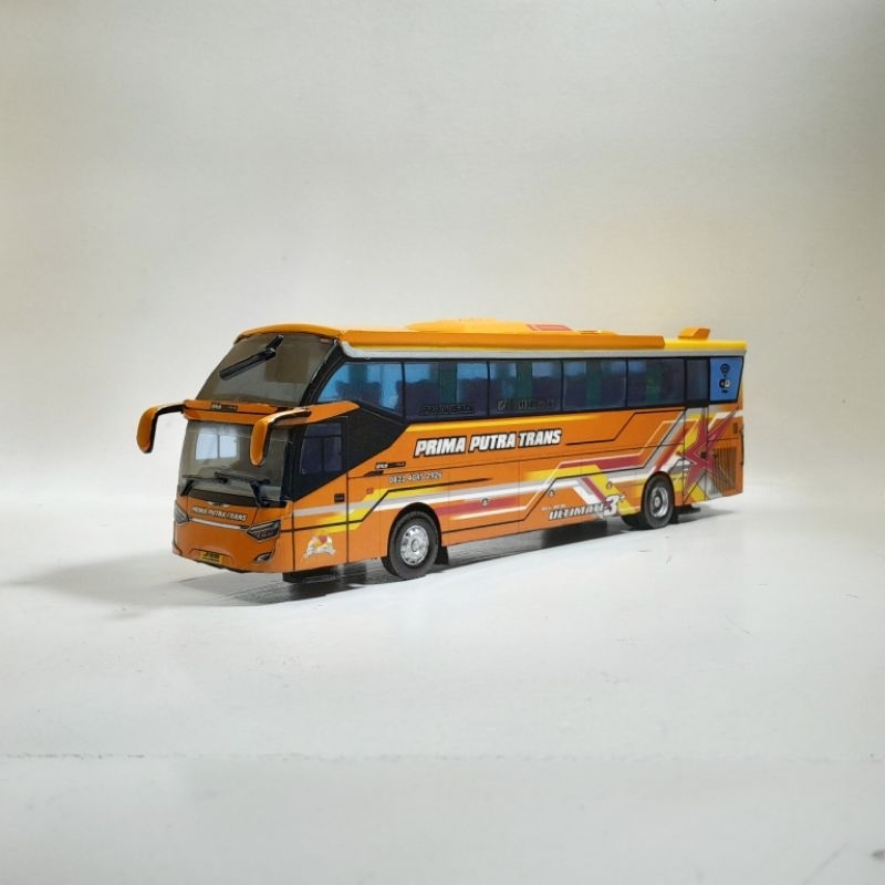 Jual PRIMA PUTRA TRANS body SR3 Ultimate Miniatur bus skala 1/64 ...