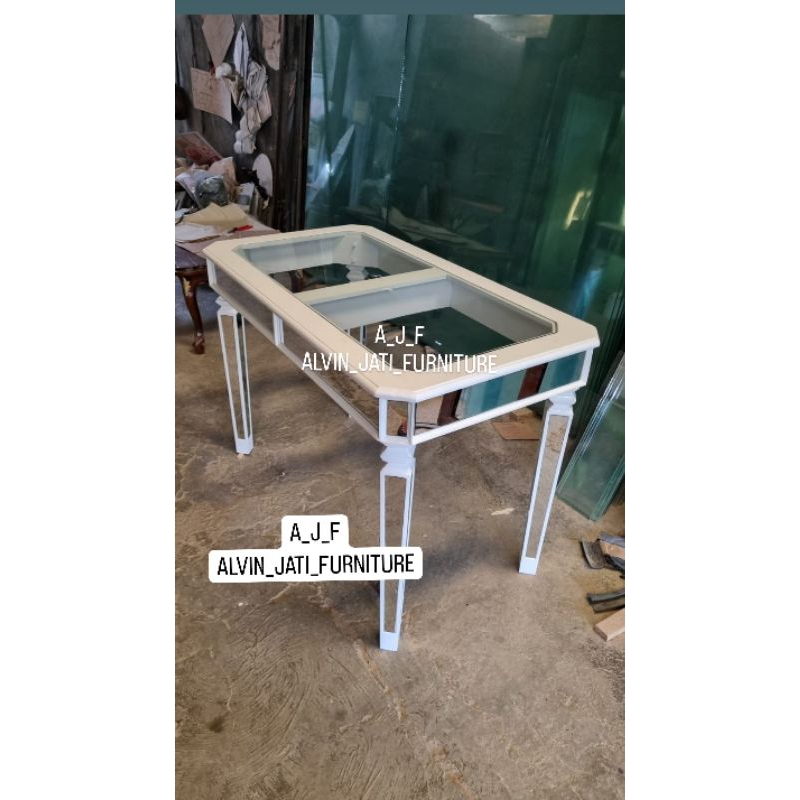 Jual Meja akad/Meja kaca/meja serbaguna/meja makan | Shopee Indonesia