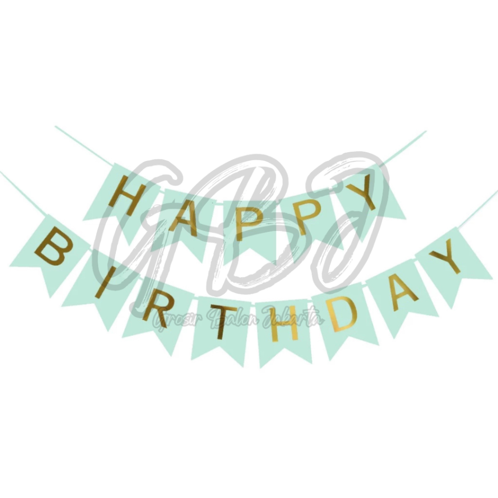Jual BANNER Happy Birthday Segilima / Bunting Flag Ulang Tahun | Shopee ...