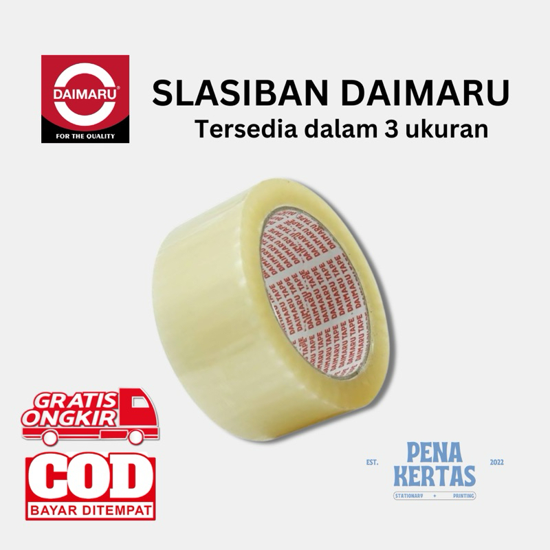 Jual Slasiban / Selotip Daimaru - Tersedia dalam 3 ukuran | Shopee ...