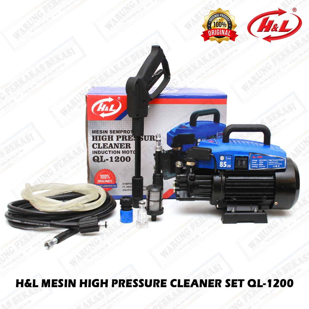 Jual H&L QL 1200 Jet High Pressure Cleaner Listrik Alat Semprot Air ...