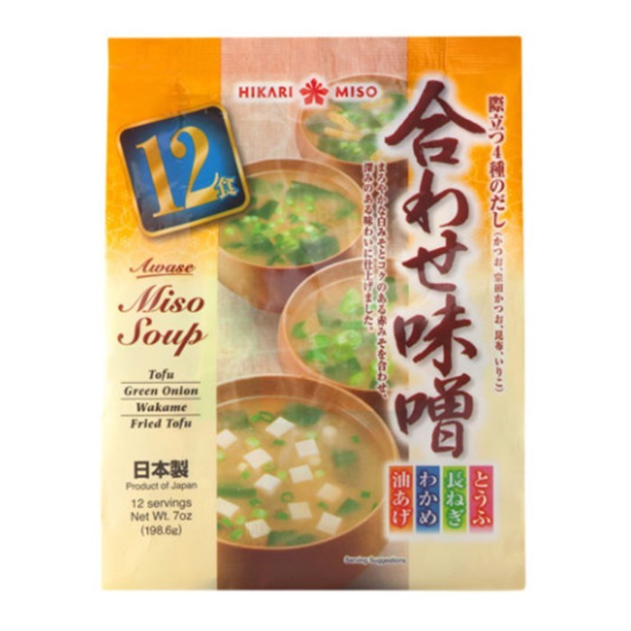 Jual Hikari Awase Miso / Miso Soup Instant 12 Pcs 198.6 GR | Shopee Indonesia