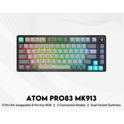 Jual Keyboard Fantech MK913 ATOM PRO83 WIRELESS MECHANICAL BLACK - RED ...