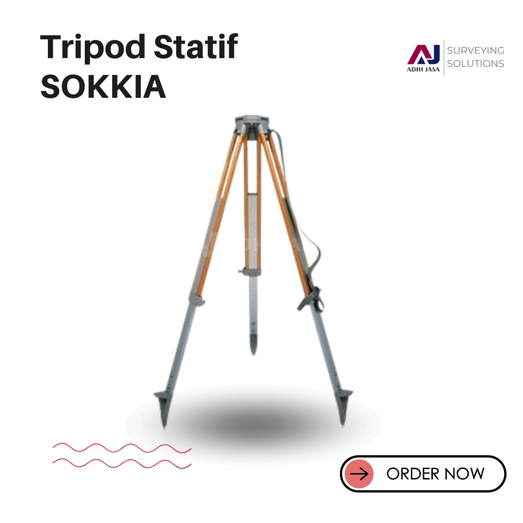 Jual Alumunium Tripod Sokkia / Statif Total Station Sokkia Original ...