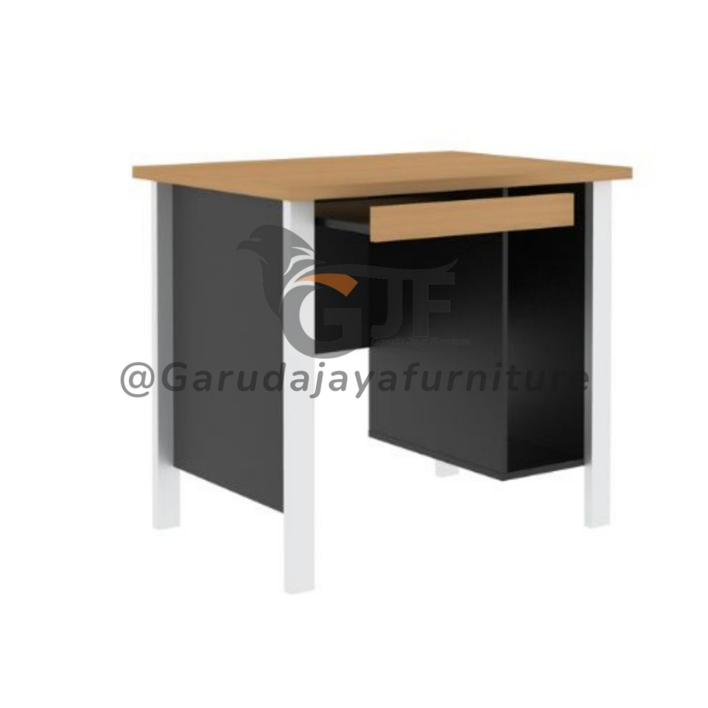 Jual MEJA BELAJAR KAKI BESI/EXPO/MEJA KOMPUTER DENGAN TEMPAT PC/MEJA ...