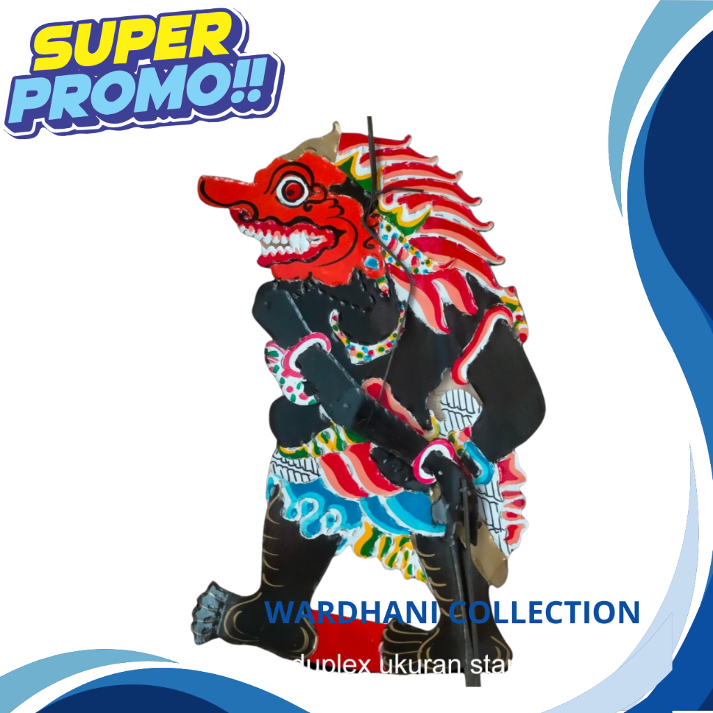 Jual WAYANG KULIT BUTO RAMBUT GENI BAHAN KERTAS KARTON DUPLEX | Shopee ...