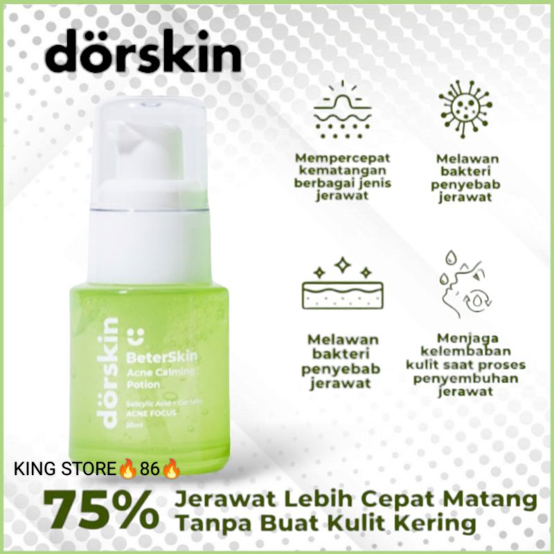 Jual Dorskin BeterSkin Acne Calming Potion | Serum Jerawat Tanpa Buat ...