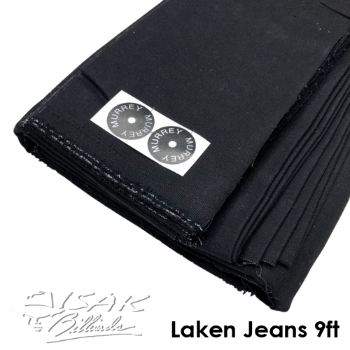 Jual Kain Billiard 9-ft jeans - Hitam - Billiard Table Cloth Meja ...
