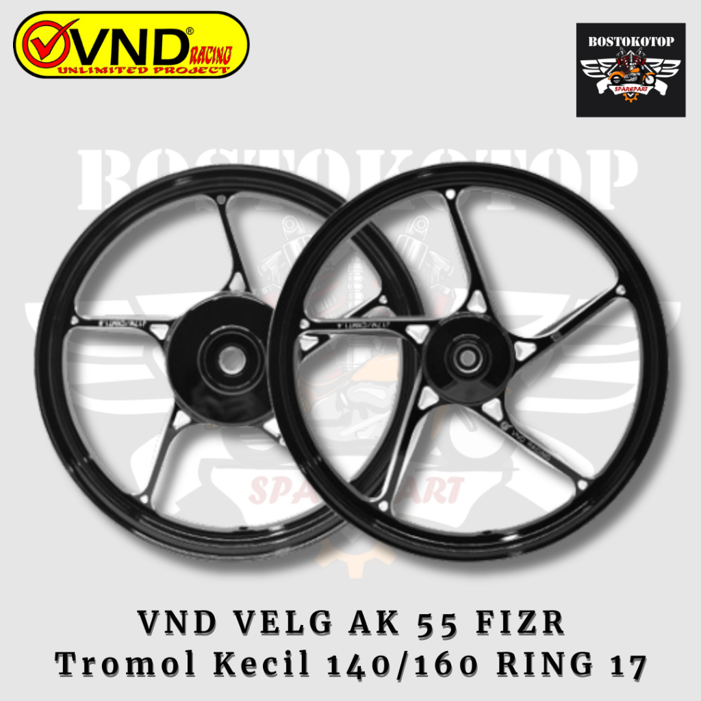 Jual VND Velg Racing Enkei AK 55 Ukuran 140 160 Ring 17 FIZR F1ZR Vega ...