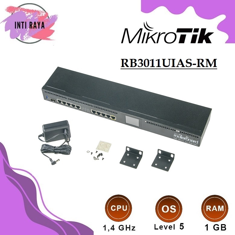 Jual Mikrotik Router Board RB3011UiAS-RM RB3011 | Shopee Indonesia