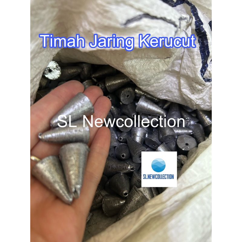 Jual TIMAH KERUCUT / TIMAH LANCIP / TIMAH JARING 1KG 0.5 KG MURAH ...