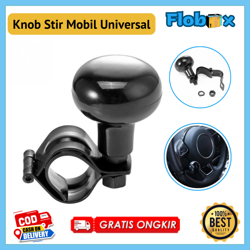 Jual Knob Stir Mobil Universal Handle Knop Setir Steering Wheel Control ...