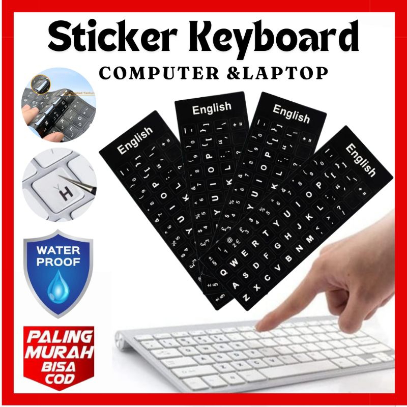 Jual Takut Kusam Sticker Keyboard Laptop Dan Computer Waterproof ...