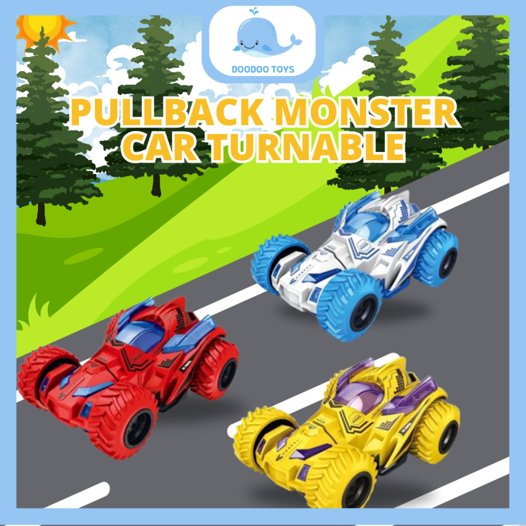 Jual Mainan Anak Mobil Mobilan Monster Bisa Mutar 360 Derajat Tahan ...