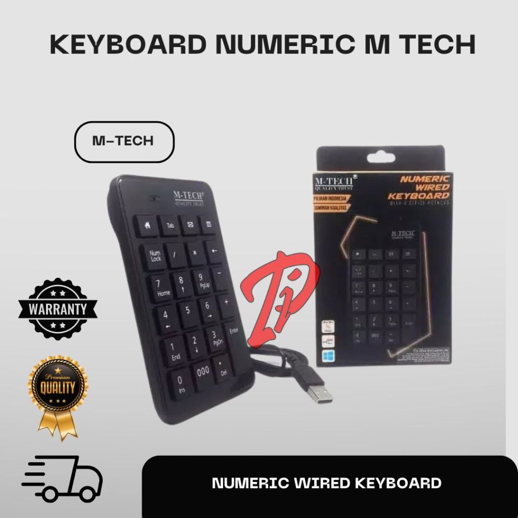 Jual M-Tech Numpad Numeric Keypad USB Numerik Keyboard Kabel | Shopee Indonesia