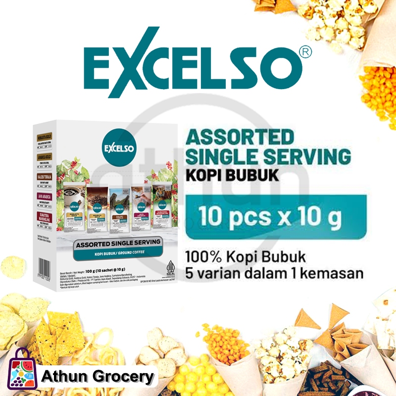 Jual Excelso Kopi Single Serving (10g x 10 sachet) All Variant | Shopee ...