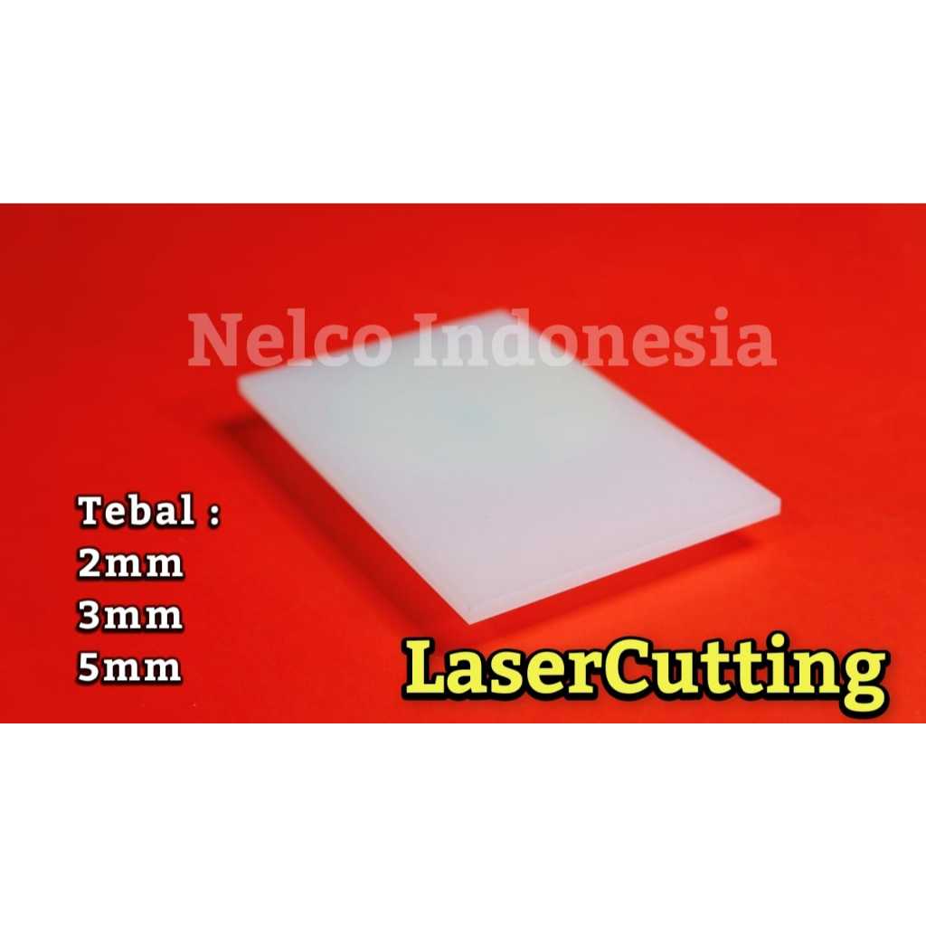 Jual Acrylic Akrilik Putih Susu Custom Laser Cutting Lembaran Potongan | Shopee Indonesia