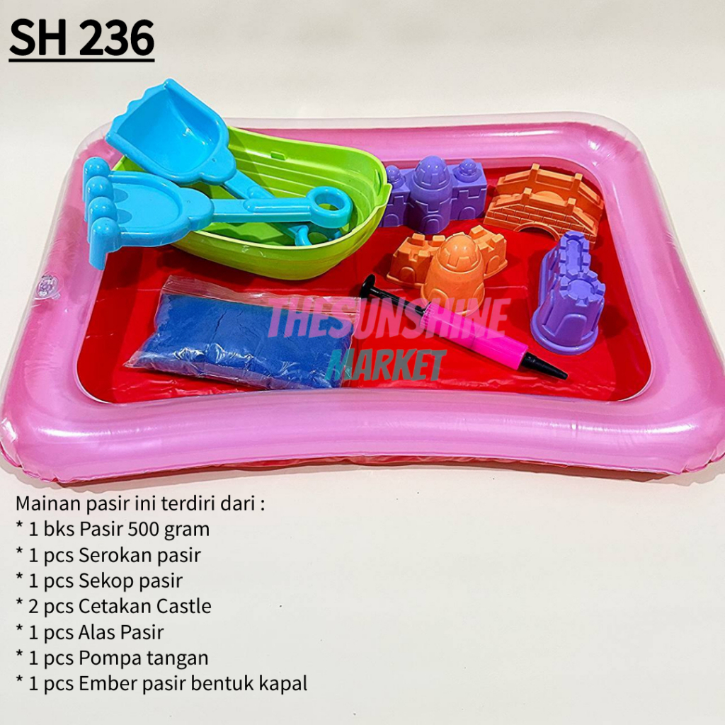 Jual TM - Mainan Pasir Ajaib 1 set Lengkap Dengan Alas Pasir Dan ...