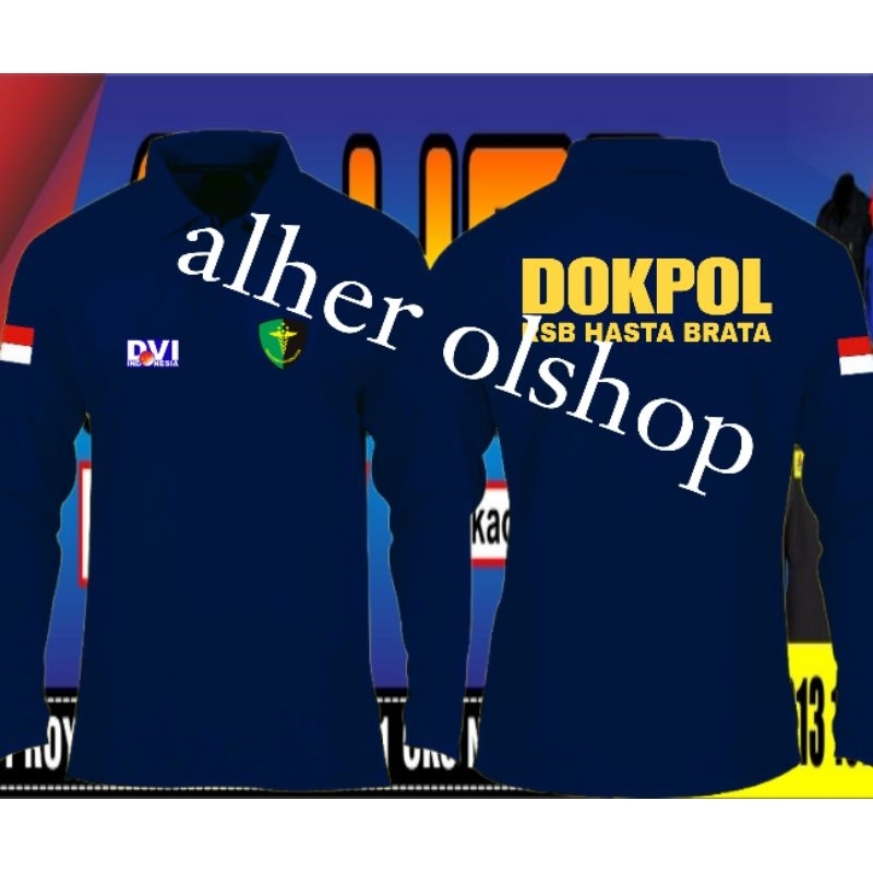 Jual baru Kaos DOKPOL kaos dokter polisi kaos polo shirt DOKPOL baju ...