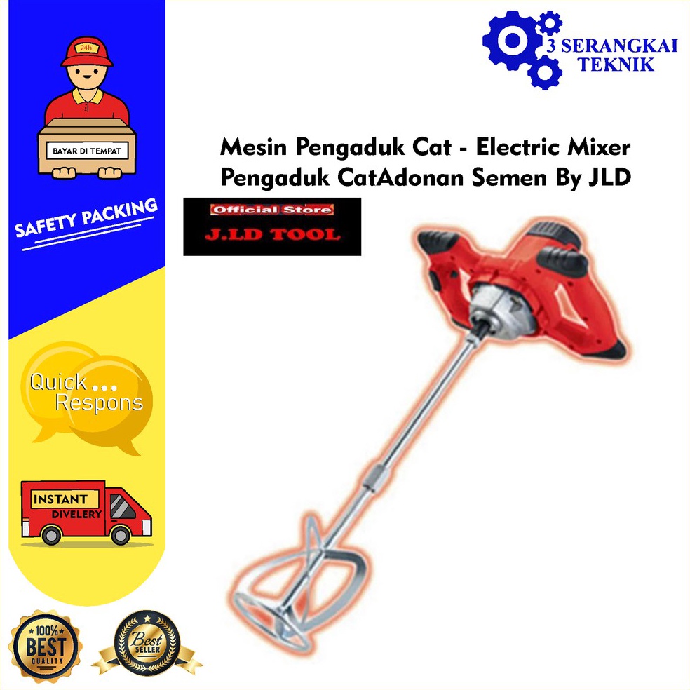 Jual Mesin Pengaduk Cat Electric Mixer Pengaduk Cat Adonan Semen By JLD ...