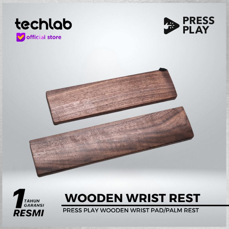 Jual MYNK Wooden Palm Rest / Wrist Rest Kayu / Wrist Pad Keyboard ...