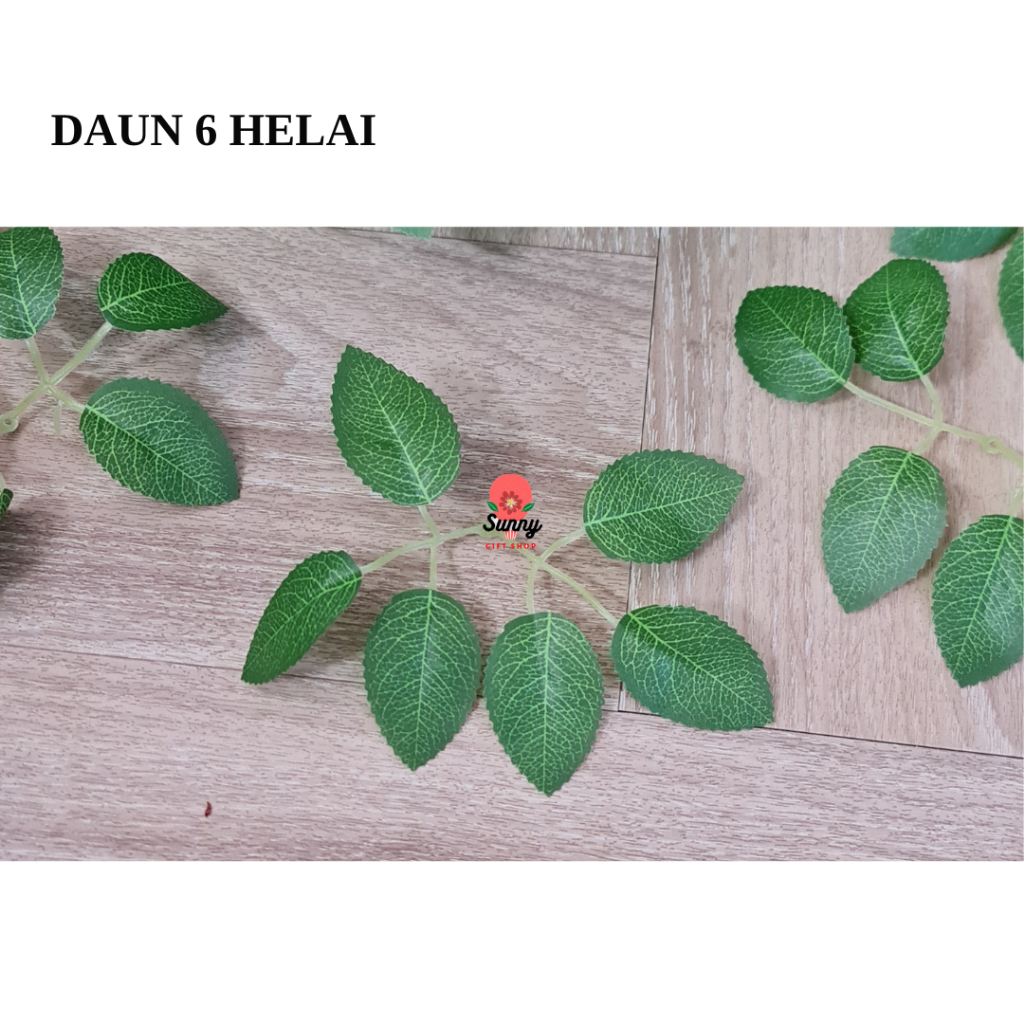 Jual Daun 6 Helai / daun tangkai / dekorasi daun | Shopee Indonesia