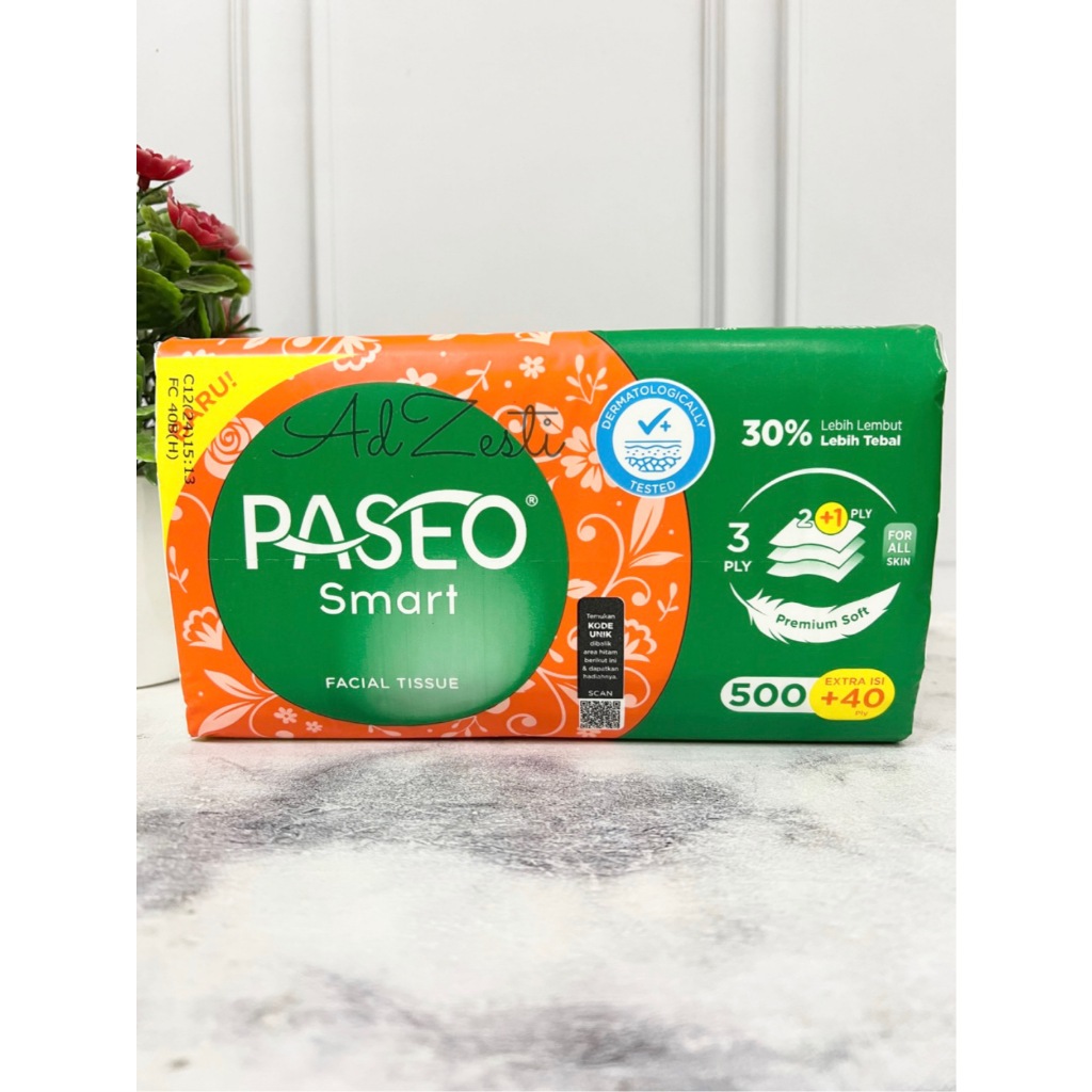 Jual Tissue (Tisu) Paseo Smart 500 + 40 Helai 3 Ply (Sebelumnya Paseo ...