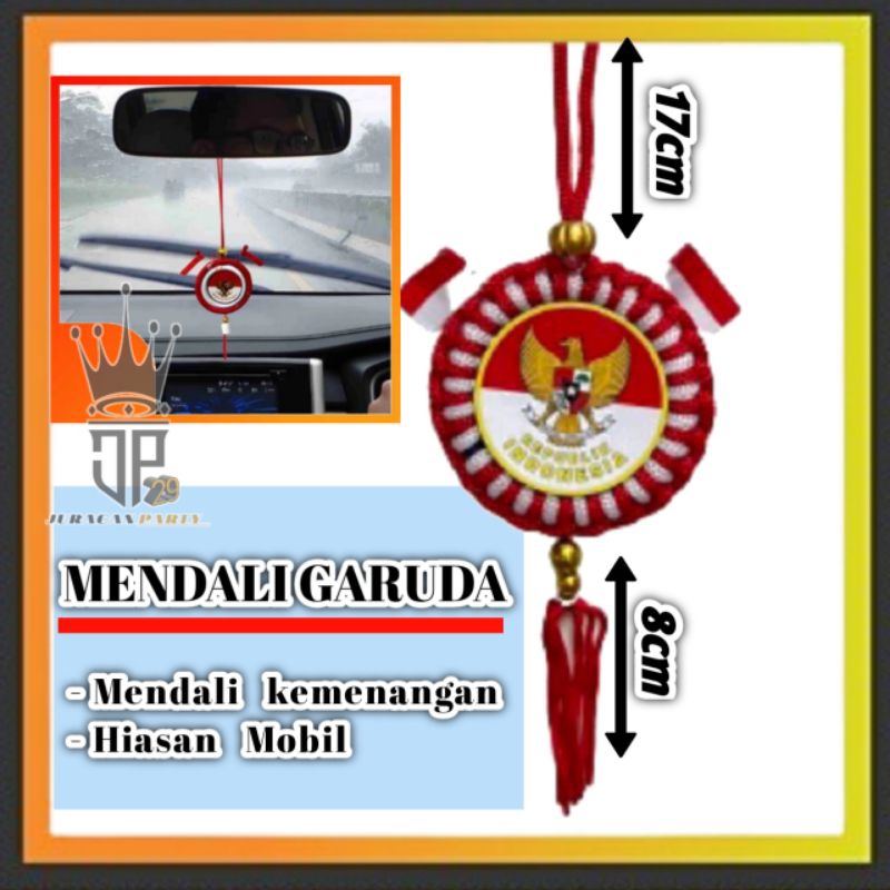 Jual Mendali Merah Putih Berlogo Garuda, Mendali merah putih Hiasan ...