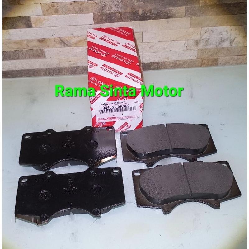 Jual KAMPAS REM DEPAN BRAKE PAD FRONT TOYOTA HILUX REVO FORTUNER VRZ ...