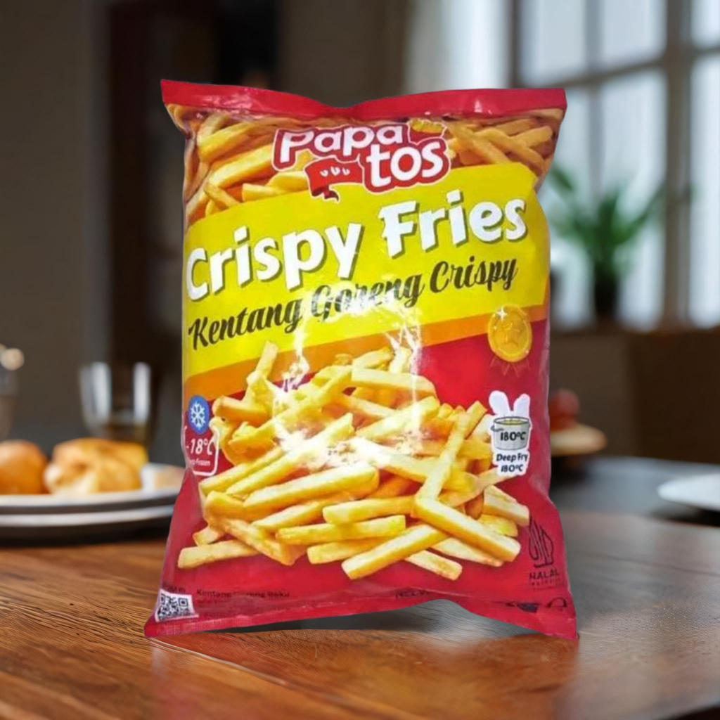 Jual Papa Tos Kentang Goreng Crispy Frozen 1kg/Papatos premium Papa Tos ...