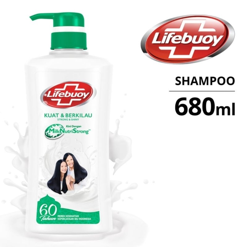 Jual Hair Smoothing Shampo Lifebuoy Hijau Botol 680ml | Shopee Indonesia