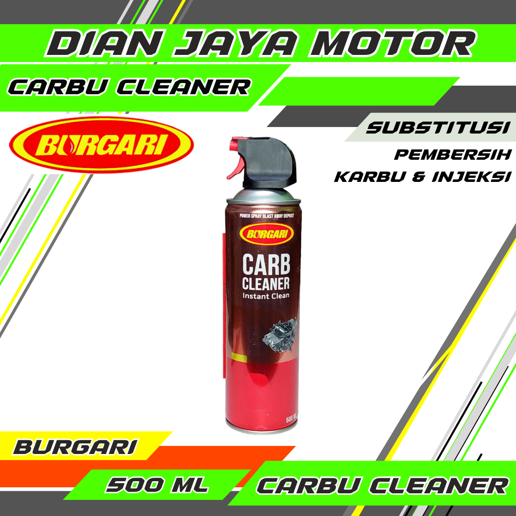 Jual Carbu Cleaner BURGARI 500ML Pembersih Karburator Dan injeksen ...
