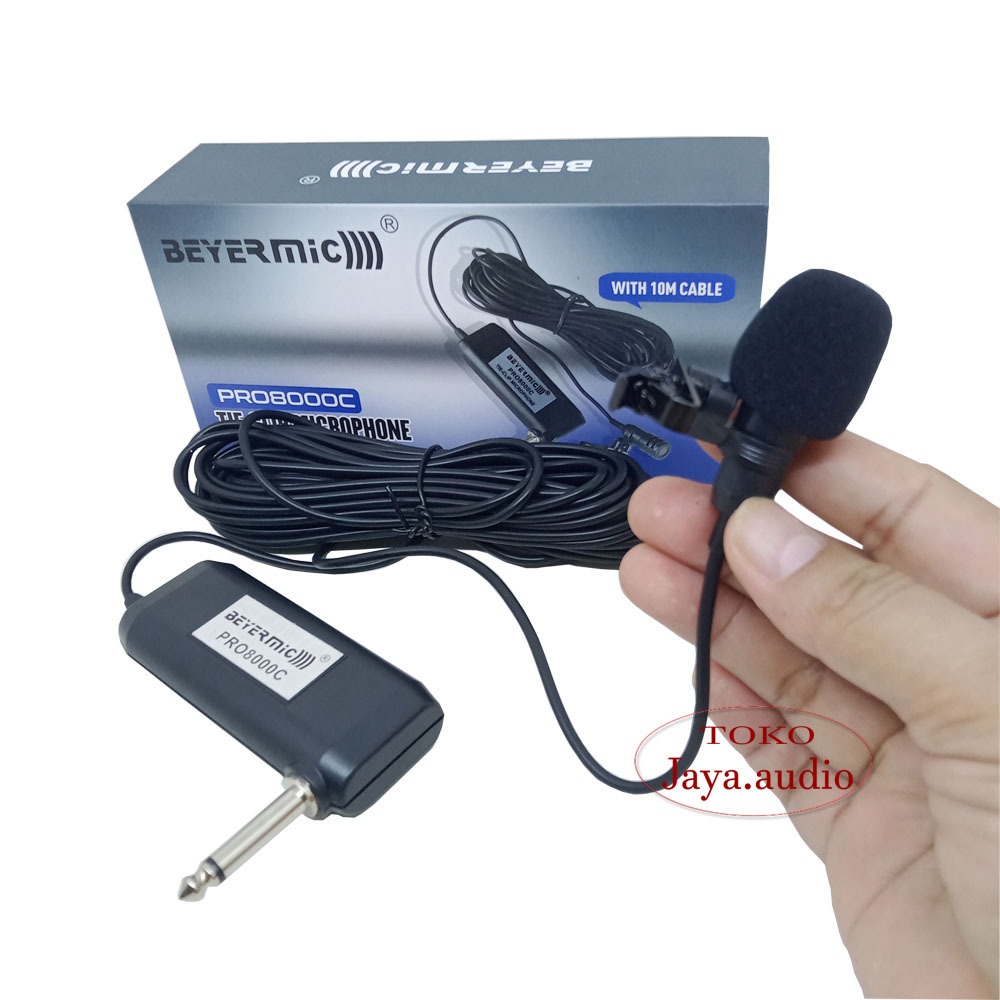 Jual BEYERMIC PRO8000C Mik Jepit Clip On Kabel 10 Meter ORIGINAL Mik ...
