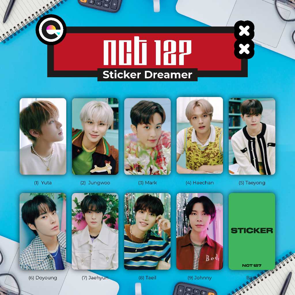 Jual [PC] Photocard NCT 127 Sticker Dreamer album foto Kpop 400 gsm ...