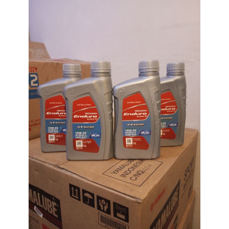Jual PAKET HEMAT 4 PCS OIL ENDURO RACING 10W-40 1LITER | Shopee Indonesia