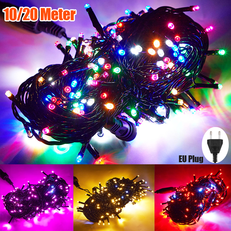 Jual Lampu Raya LED Fairy Light 50M 30M 20M 10M LED String Fairy Light ...