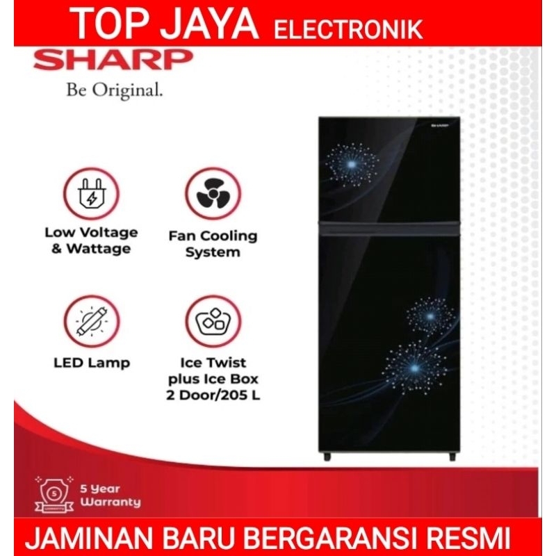 Jual KULKAS SHARP 2 PINTU NEW SERIES BARU BERGARANSI RESMI | Shopee ...