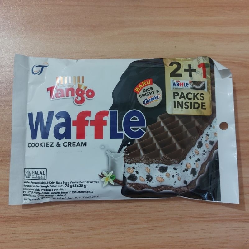 Jual Tango Waffle Cookiez and Cream (3x25gr) Beli 5 free 1 | Shopee ...
