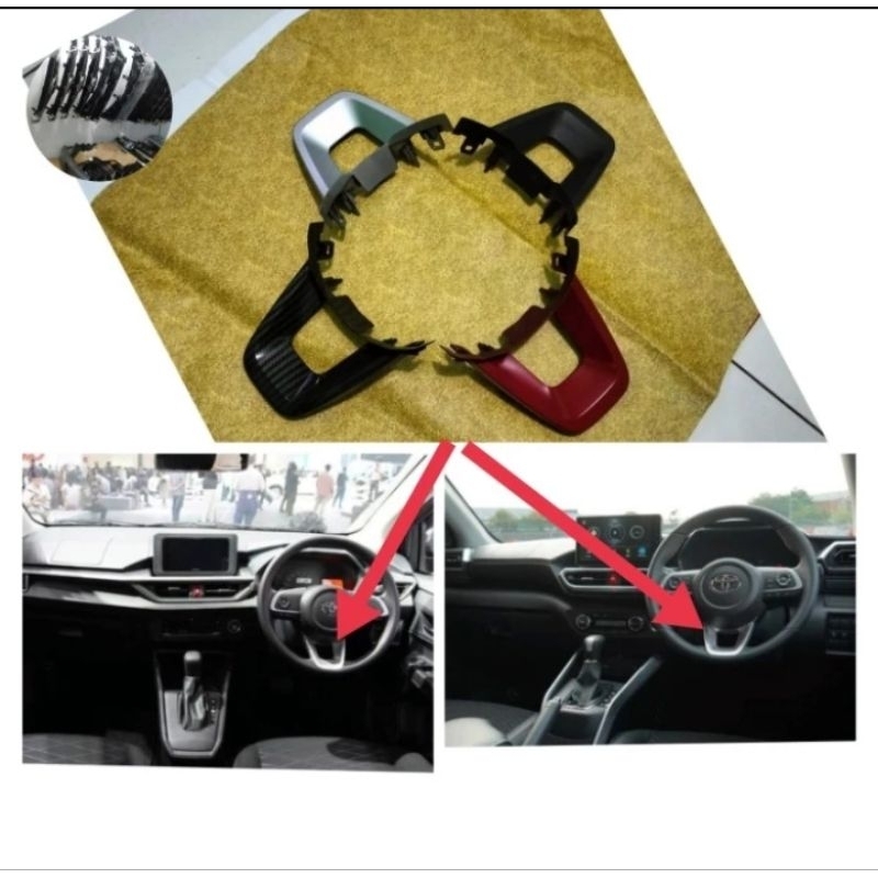 Jual panel cover stir mobil raize Rocky agya ayla 2024up motif dan ...