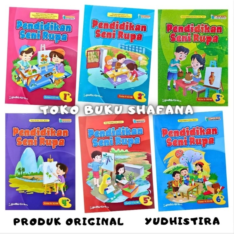 Jual Buku Pendidikan Seni Rupa Kelas 1 2 3 4 5 6 SD/MI Yudhistira Kurikulum Merdeka ( KURMER ...
