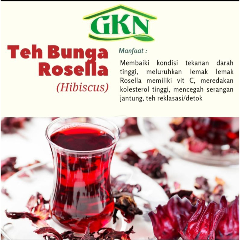 Jual Bunga Rosella Merah/Teh Rosella -30gr | Shopee Indonesia