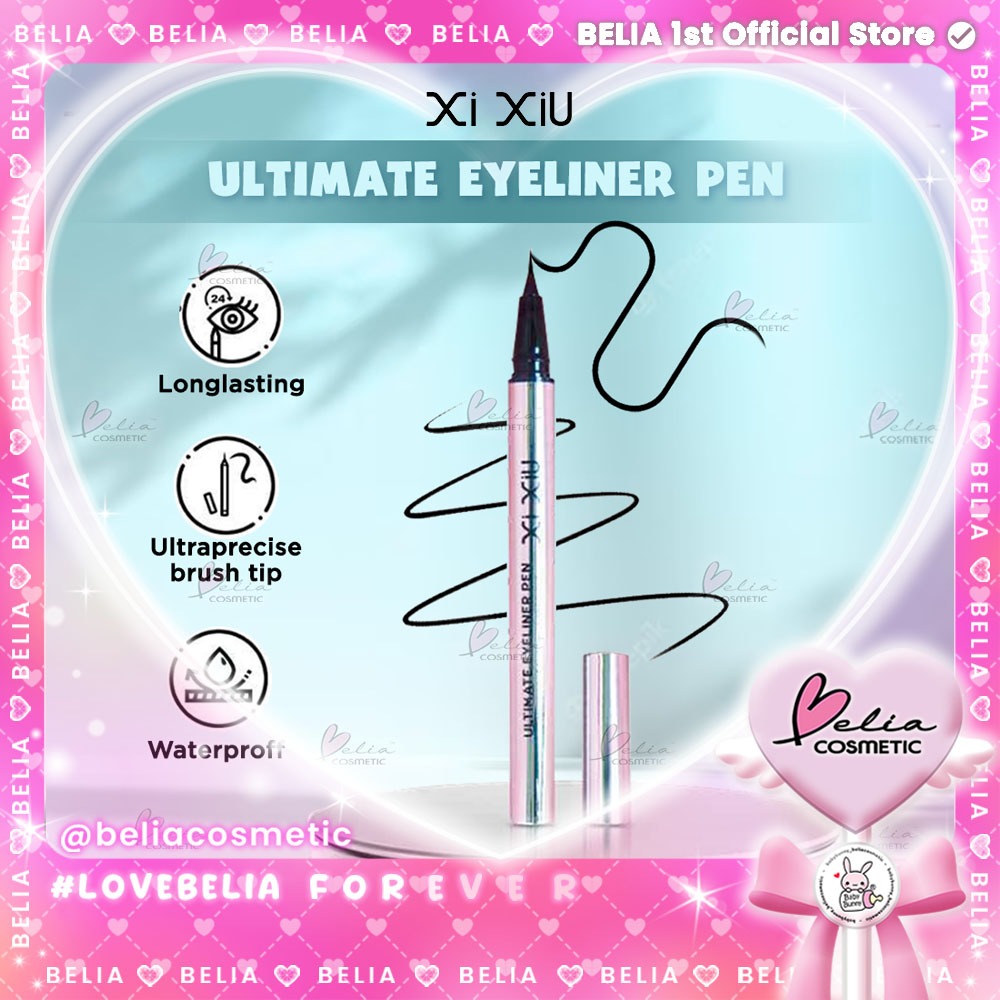 Jual BELIA Xi XiU Ultimate Eyeliner Pen Xtra Gorgeous Thin & Precious ...
